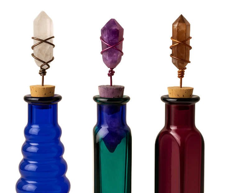 12 Ideas for DIY beaded bottle toppers - Crafty Chica