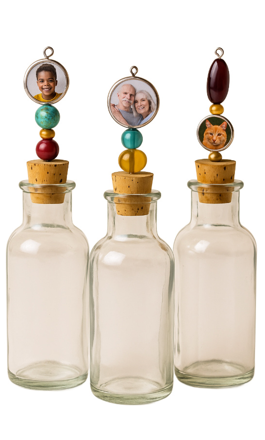 12 Ideas for DIY beaded bottle toppers - Crafty Chica