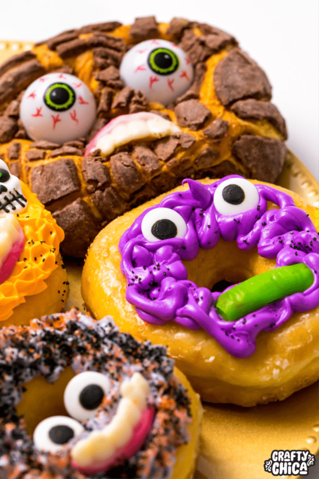 Halloween Monster Donuts - Crafty Chica