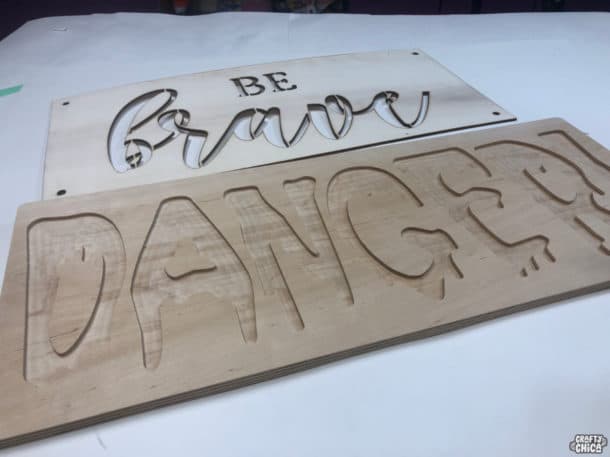 Torched Halloween Sign - Crafty Chica