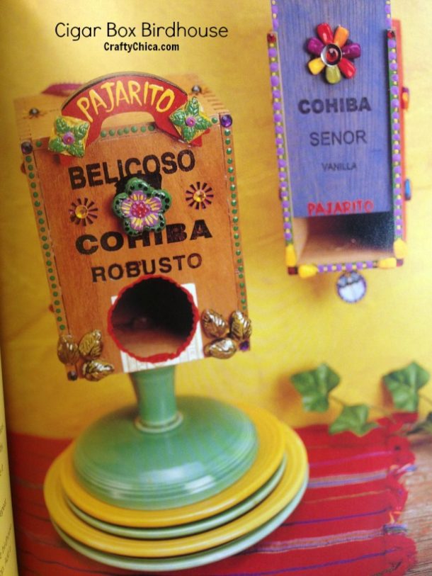 Cigar Box Birdhouse - Crafty Chica