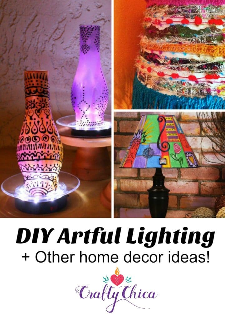 DIY Artful Lighting + Easy Home Projects for Spring - Crafty Chica