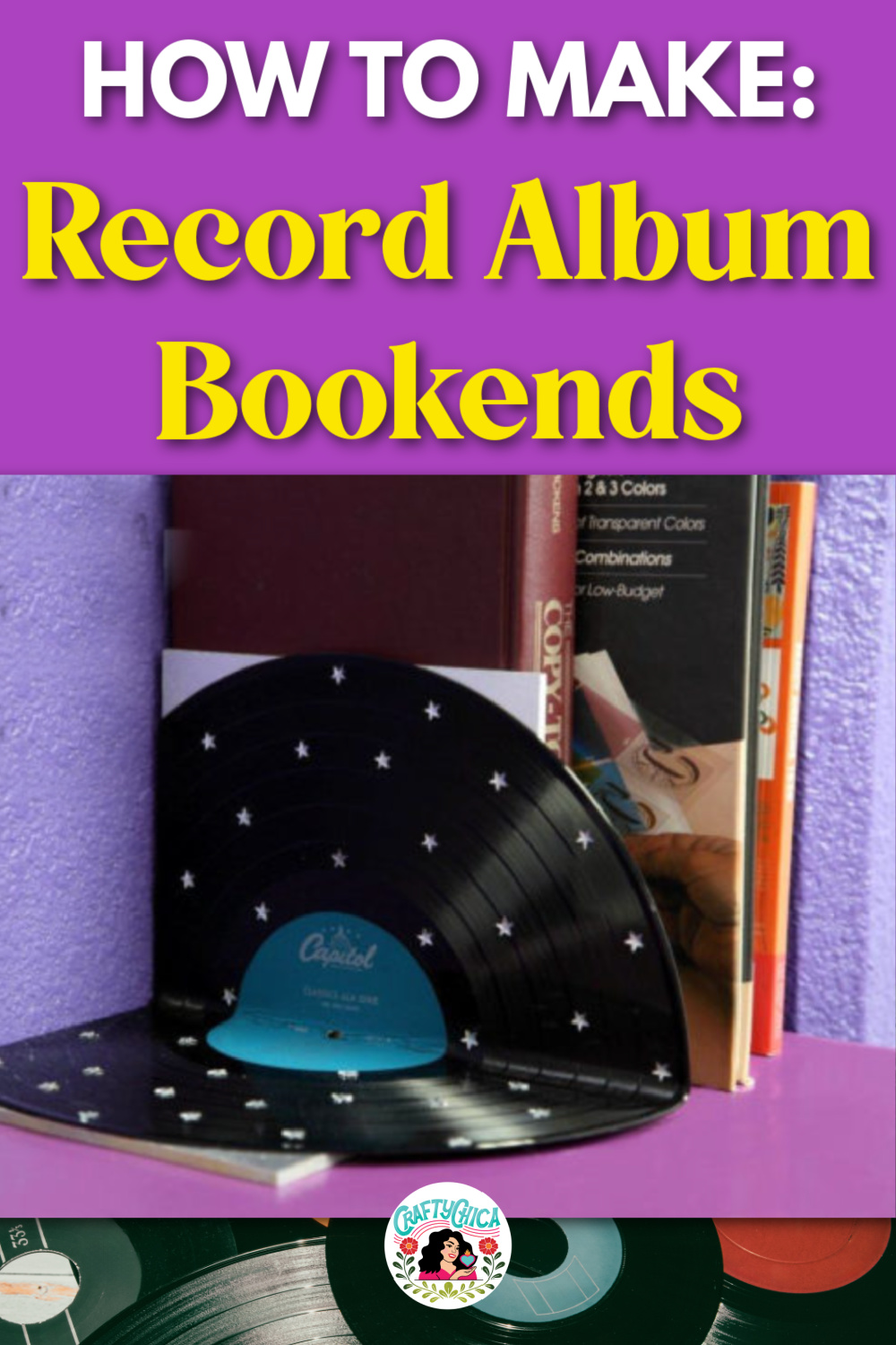 10 Crafts to make with record albums - Crafty Chica