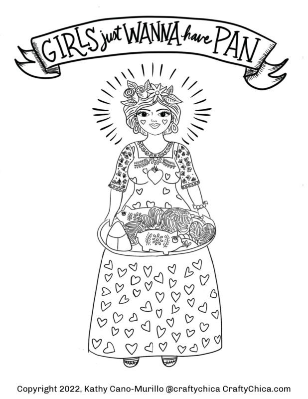 Free Printable pan dulce word search & coloring packet - Crafty Chica