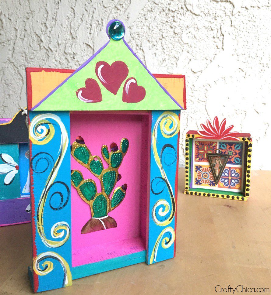 DIY Wood Nichos - Crafty Chica