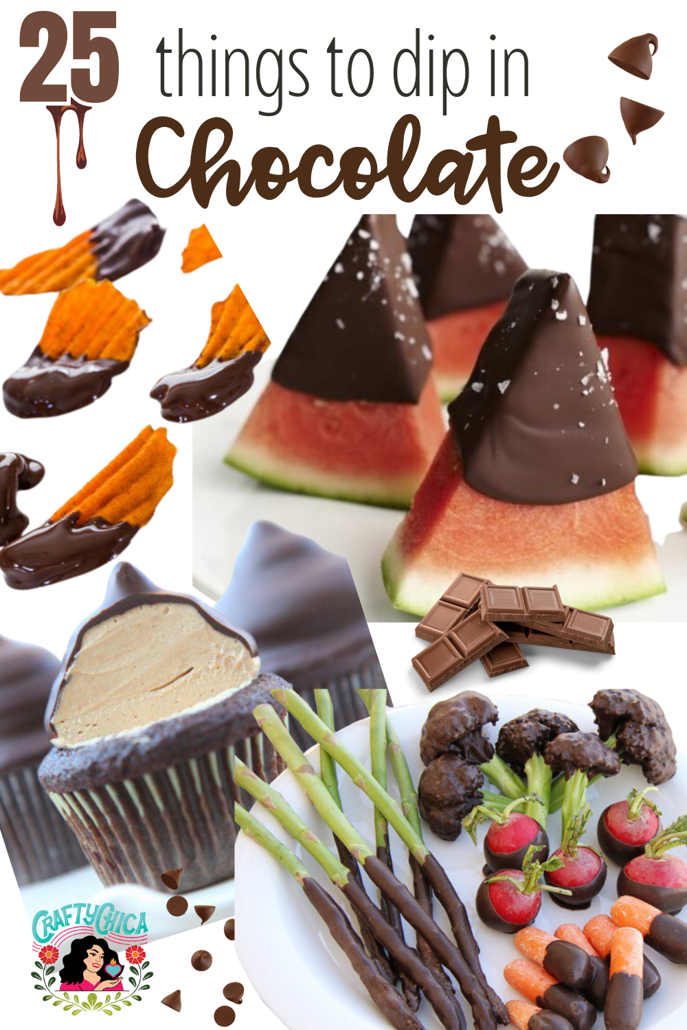 25 Things to Dip in Chocolate - Crafty Chica