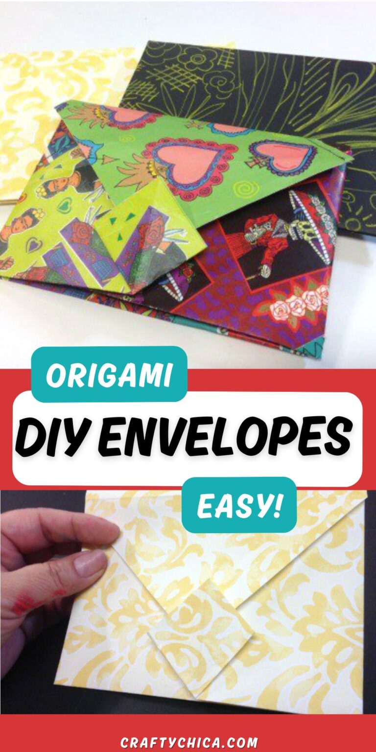 Easy folding: How to make origami envelopes - Crafty Chica