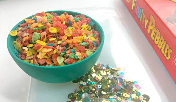 Fruity Pebbles Craft: Make a Vinyl Pouch - Crafty Chica