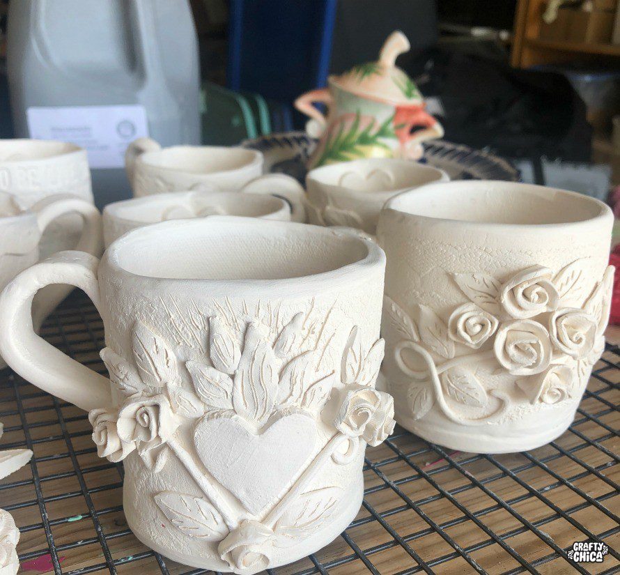 A beginner's guide to hand built pottery mugs - Crafty Chica