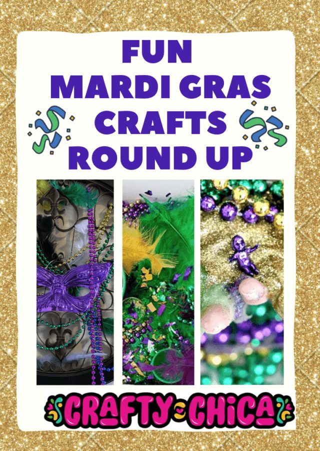 Fun Mardi Gras Crafts Round Up - Crafty Chica