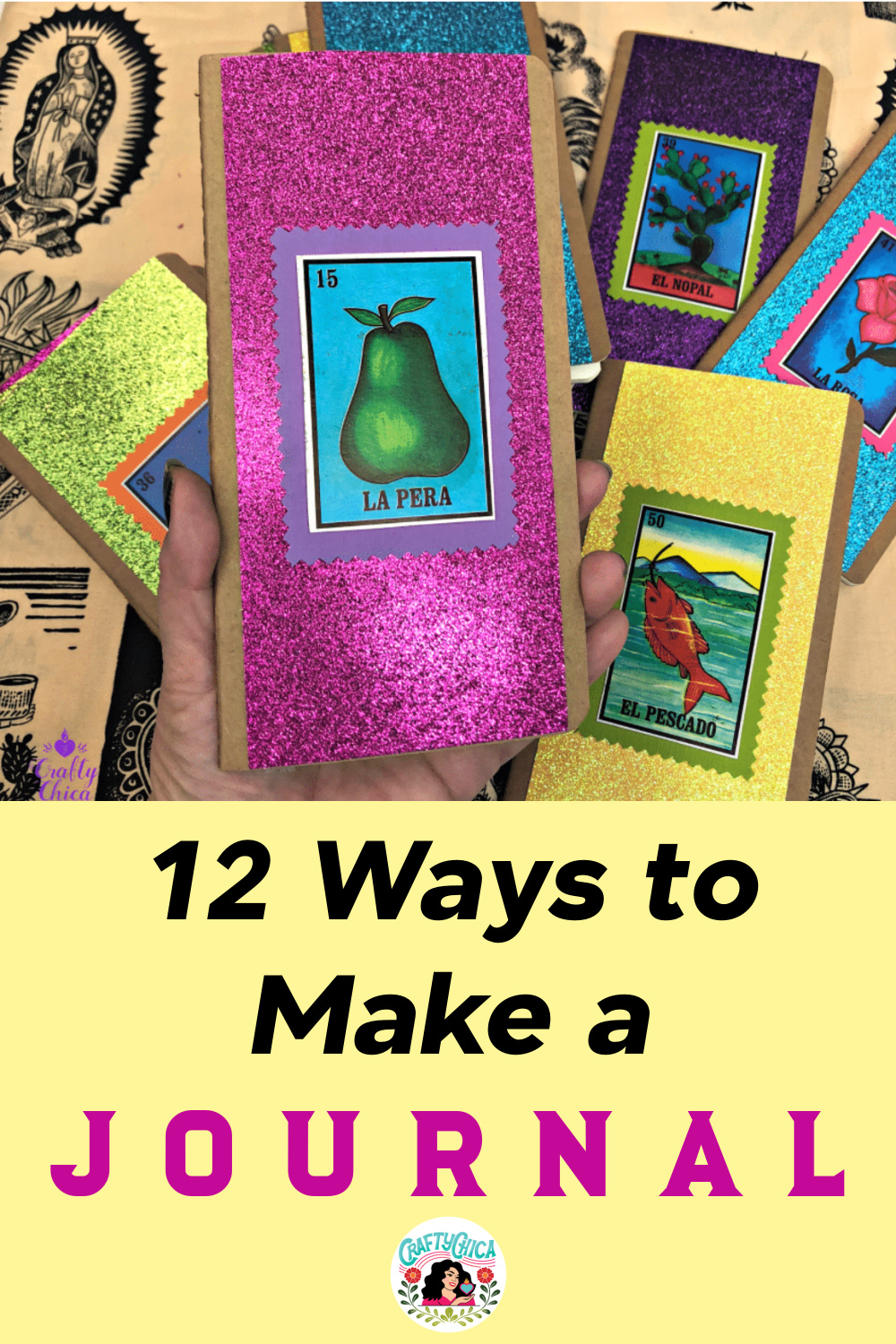 12 Ways to make a DIY art journal - Crafty Chica