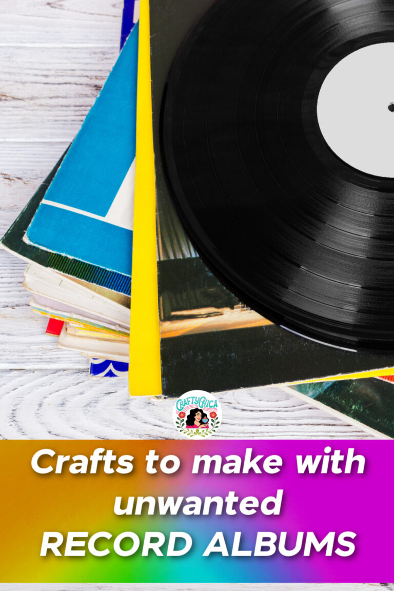 10 Crafts to make with record albums - Crafty Chica