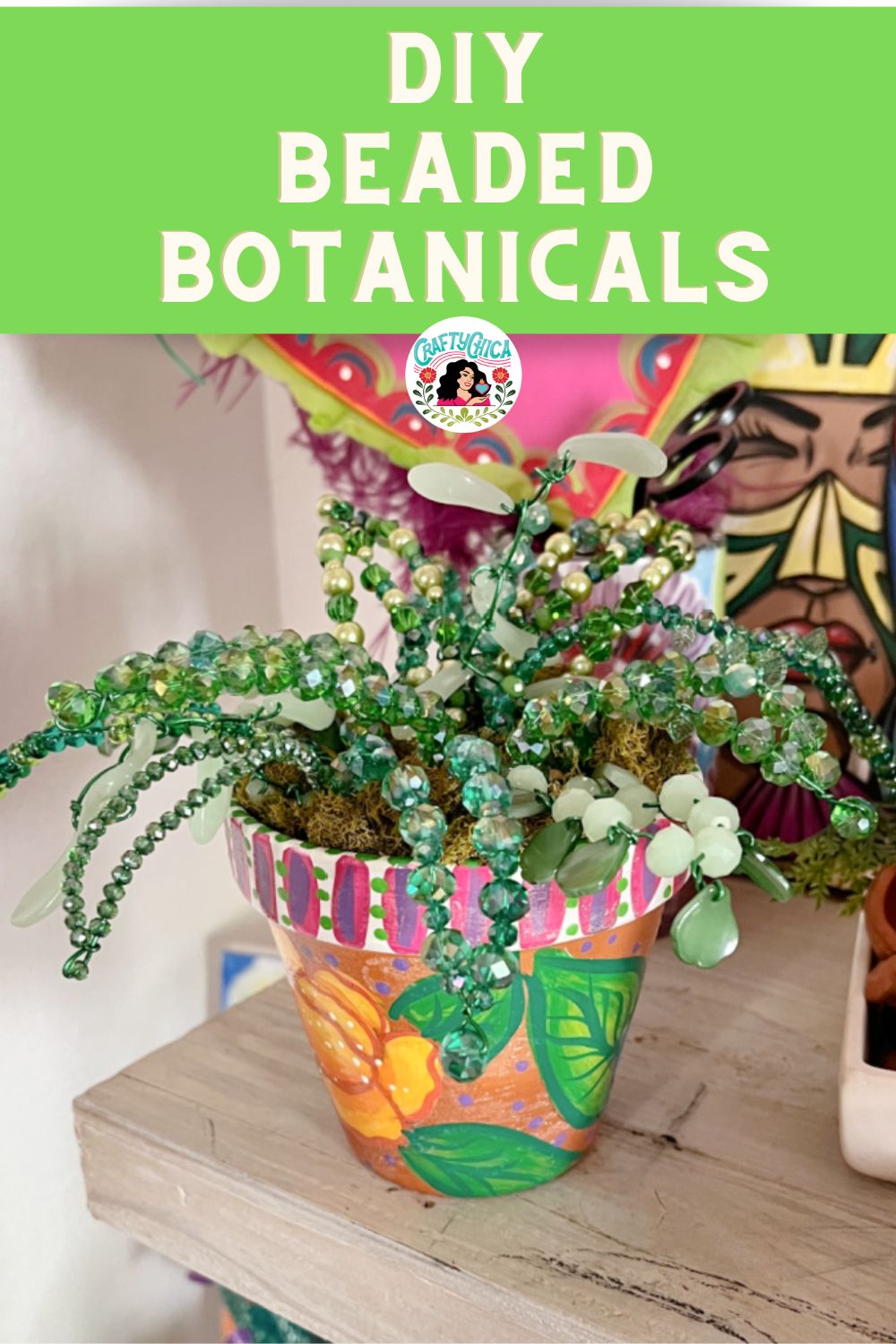 Here's how to make a beaded plant! - Crafty Chica
