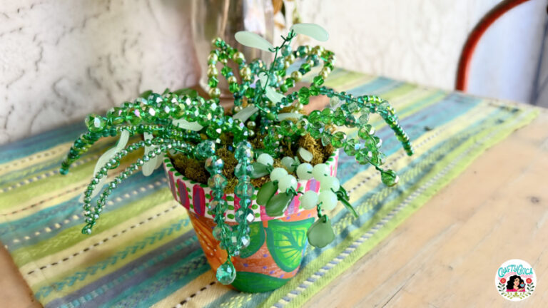 10 beautiful beaded plant tutorials you’ll love to make - Crafty Chica