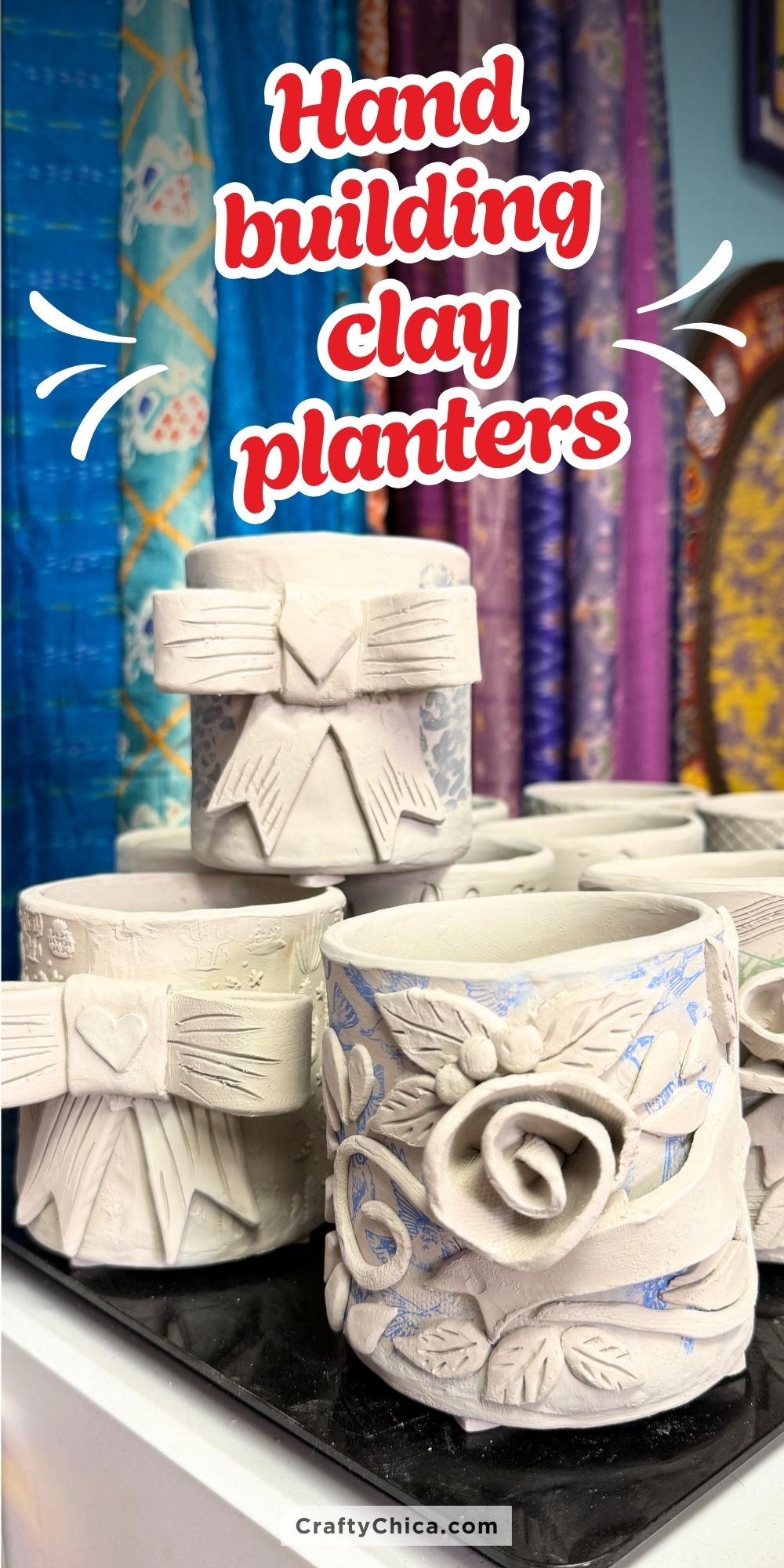 Hand building ceramics: DIY clay planters - Part one - Crafty Chica