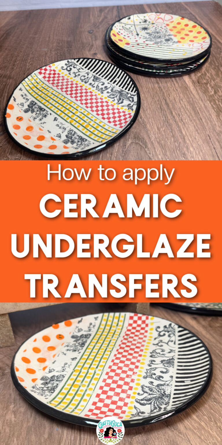 How to use ceramic underglaze transfers - Crafty Chica